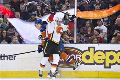 Teddy Purcell scores shootout winner, Oilers beat Flames 2-1