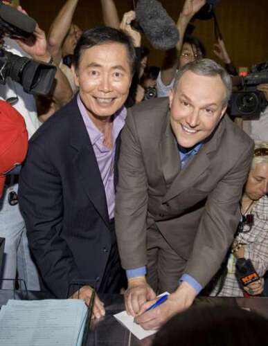 George Takei marries longtime partner Brad Altman