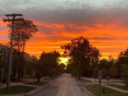 Images: Readers' photos show the spectacular Wednesday sunset