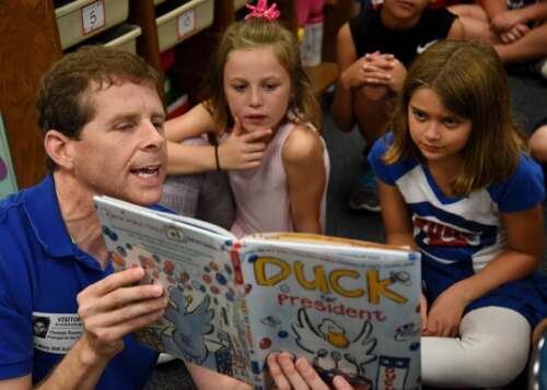 Rooney serves as Arlington Heights principal for the day