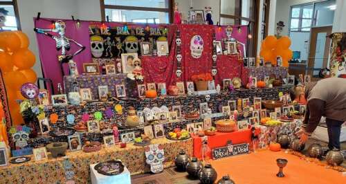 Ofrenda exhibit for 'Dia de Los Muertos' continues at Gail Borden ...