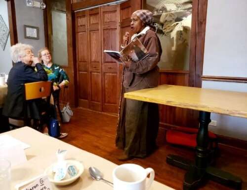 Alpha Nu Chapter of DKG Hosts Re-enactment of Harriet Tubman