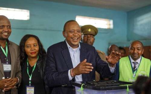 The Latest: Kenya polling stations closing in redo elections