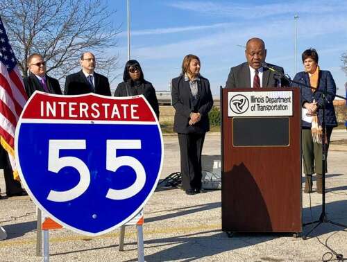 Another diverging diamond interchange comes to the suburbs