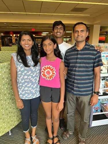 Meet the Mandavilli Family - Weekly Ela Library Users Since 2010