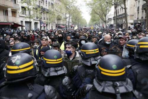 Over 90 German police injured in May Day riots