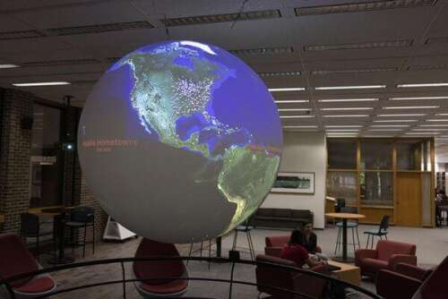Science on a Sphere creates worlds of possibilities