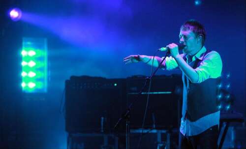Stage collapses before Radiohead concert; 1 dead