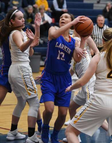 Larkin erases late deficit, ousts Jacobs
