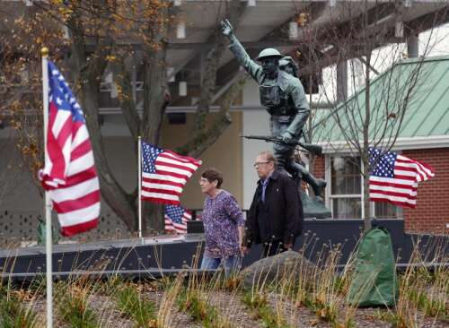 Flags fly high at Field of Honor display in Wheaton