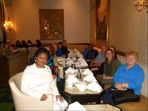 Holiday tea at Drake was enjoyed by all who attended