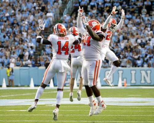 No. 2 Clemson say they've been here before after close call