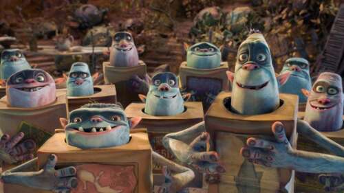 Generic characters stop the emotion in stop-motion 'Box Trolls'