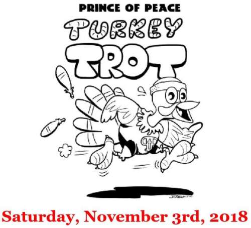 turkey trot coloring pages