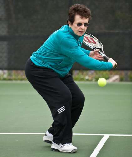 Billie Jean King sees net gain with fitness