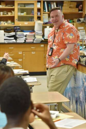 ‘It’s like he lives here’: Wheeling High School science instructor goes ...