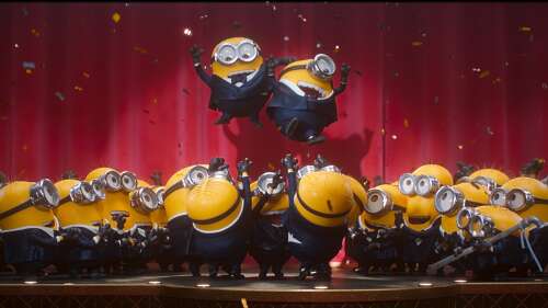 ‘Minions & Monsters’ is a very yellow mash note to Hollywood