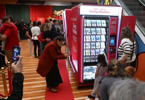 Giving Machines at Fox Valley Mall make donating to local charities ...