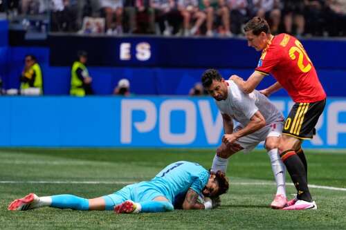 Iran plays 10-man Belgium to 0-0 draw at World Cup