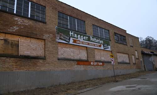 Small fire at former Haeger Potteries building