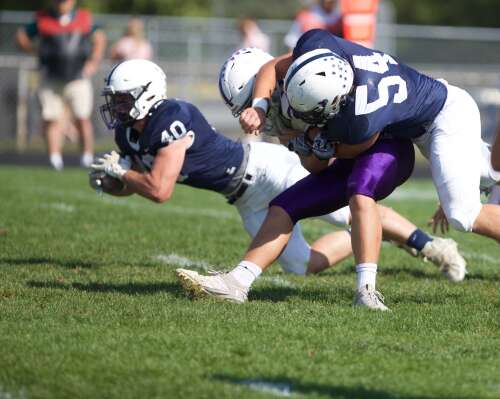 ‘Edgy’ Tim: Abrams on football recruiting trail after healing up