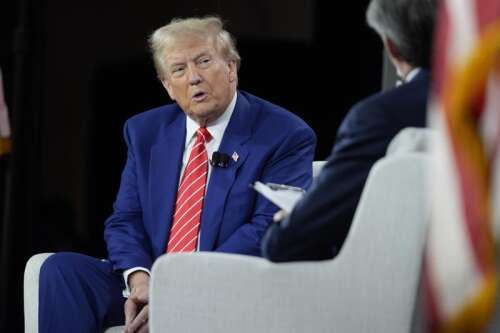 ‘The most beautiful word in the dictionary’: Trump touts tariffs at ...