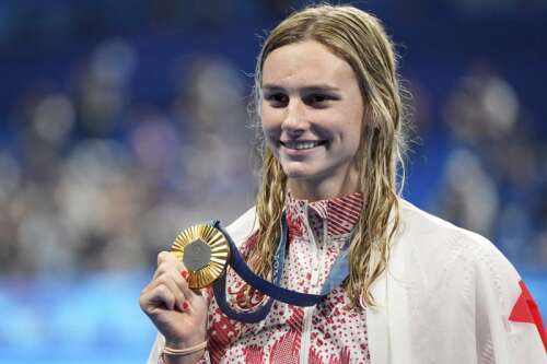 Ledecky wins record 13th medal with a silver. Summer McIntosh and Kate Douglass strike gold